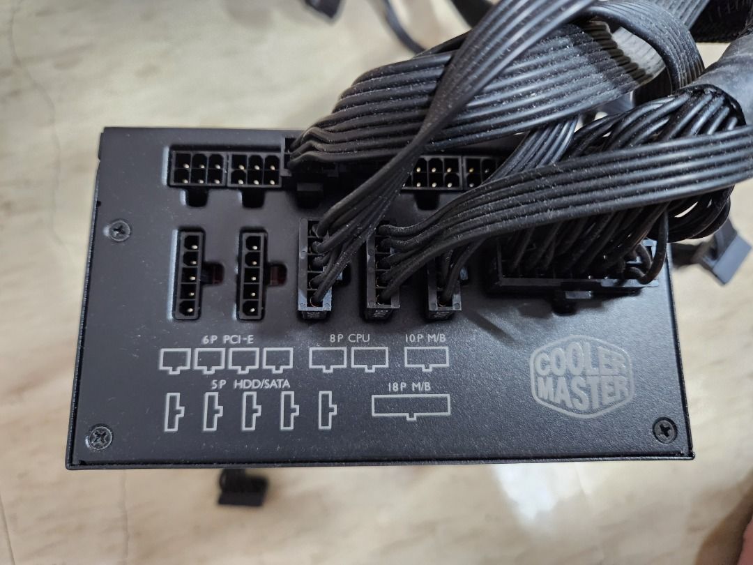 Cooler Master Power Unit 850W 80 PLUS Gold Certified Power Supply ...