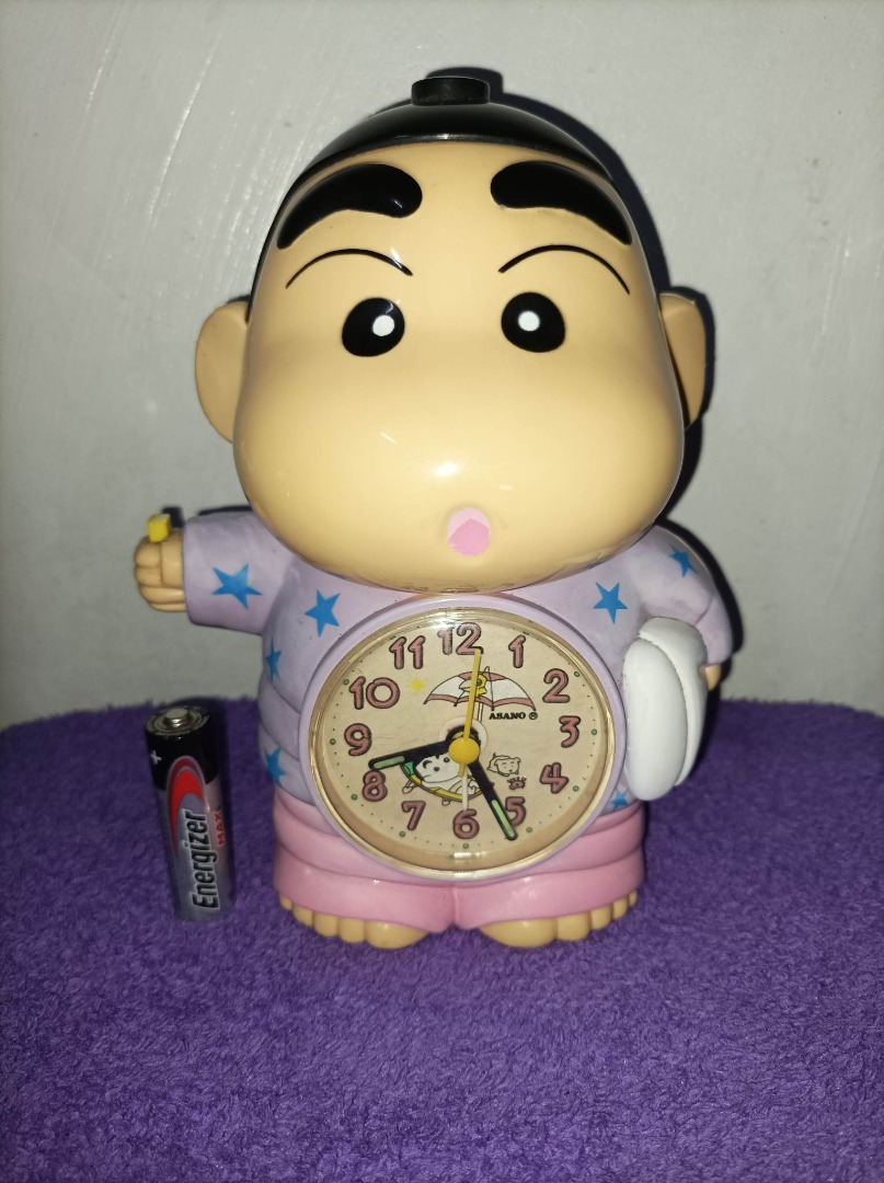 Crayon Shin-Chan Alarm Clock, Hobbies & Toys, Toys & Games on Carousell