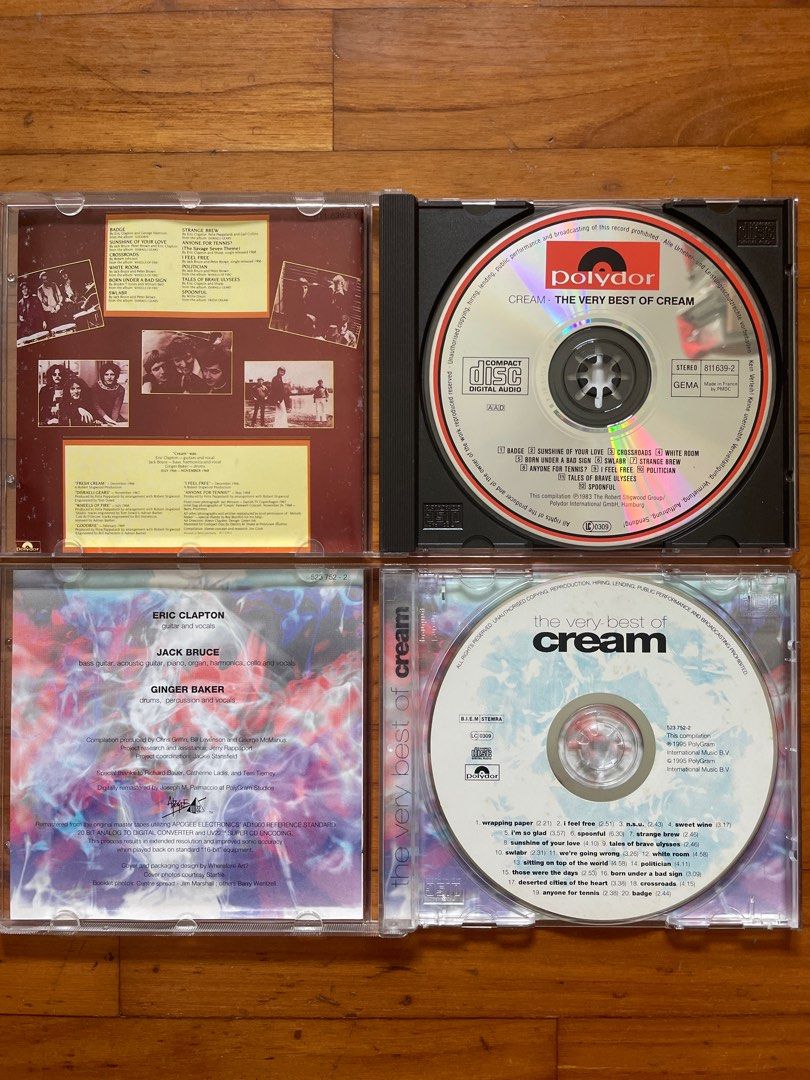 Cream CD, Hobbies & Toys, Music & Media, CDs & DVDs on Carousell