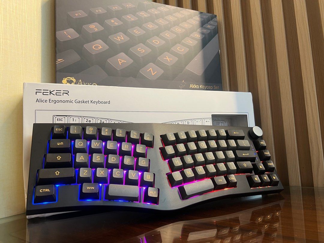 Custom Fekker Alice 80 ergonomic mechanical keyboard, Computers & Tech ...