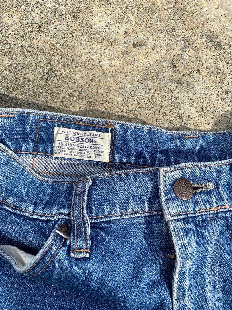 Custom Jeans Vintage Bobson, Men's Fashion, Bottoms, Jeans on Carousell