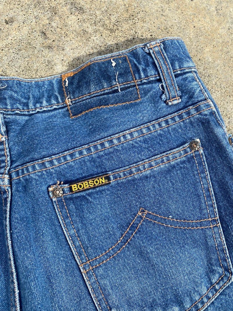 Custom Jeans Vintage Bobson, Men's Fashion, Bottoms, Jeans on Carousell