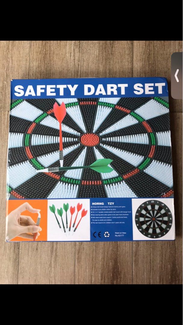 Safety Dart Set, Hobbies & Toys, Toys & Games on Carousell