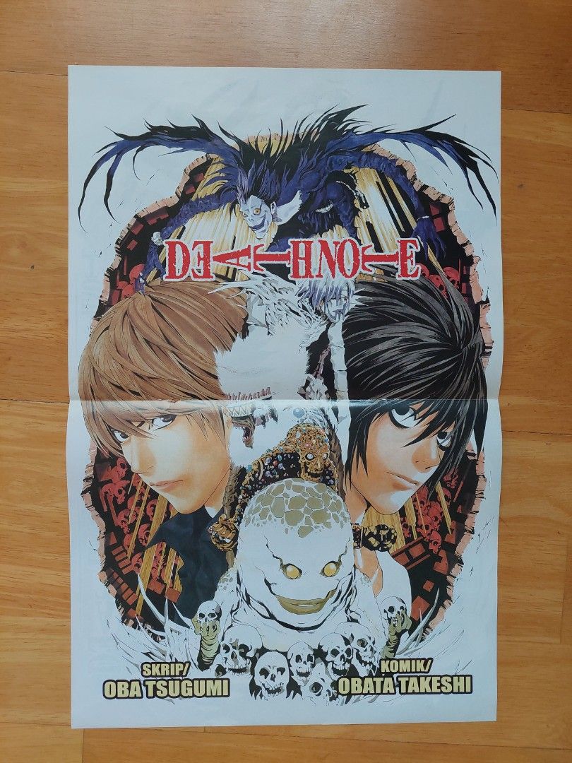 Death Note poster, Hobbies & Toys, Collectibles & Memorabilia, Vintage ...