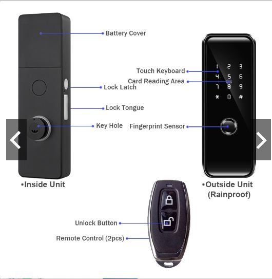 TT - Digital lock bundle (synchronized), Furniture & Home Living ...