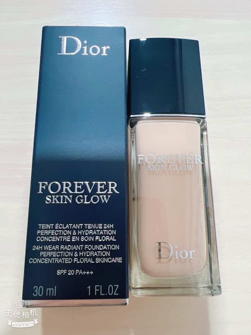 DIOR - FOREVER SKIN GLOW (Shade: 1W Warm), Beauty & Personal Care, Face ...