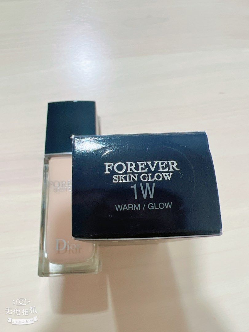 DIOR - FOREVER SKIN GLOW (Shade: 1W Warm), Beauty & Personal Care, Face ...