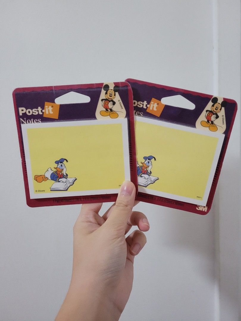 Disney Donald Duck Post It Sticky Note, Hobbies & Toys, Memorabilia ...