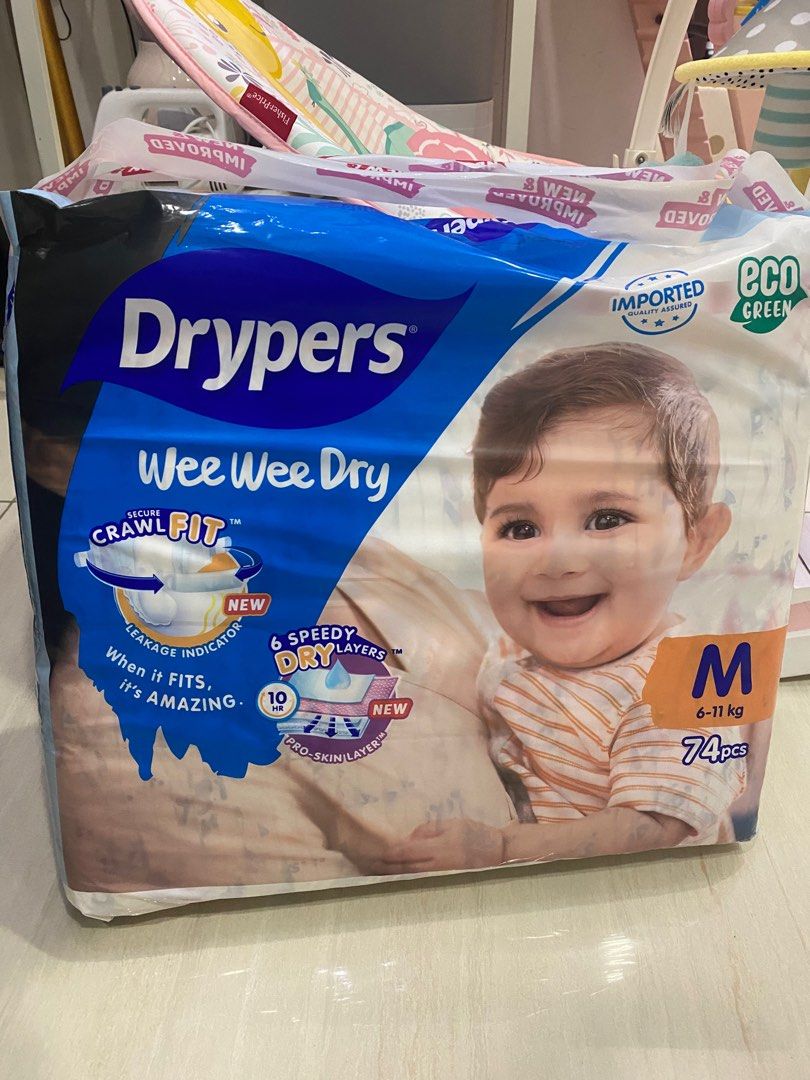 Drypers diapers - M, Babies & Kids, Bathing & Changing, Diapers & Baby ...