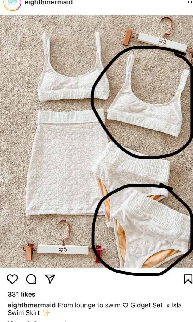 Eighth Mermaid Gidget Hi-kini Set, Women's Fashion, Swimwear, Bikinis ...