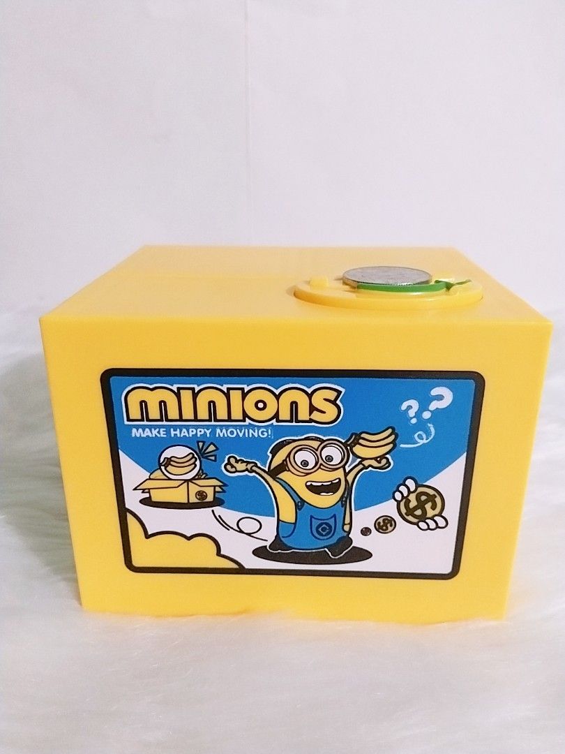 Electronic Minion Money Box - With Minion Paw For Grabbing Coins on ...