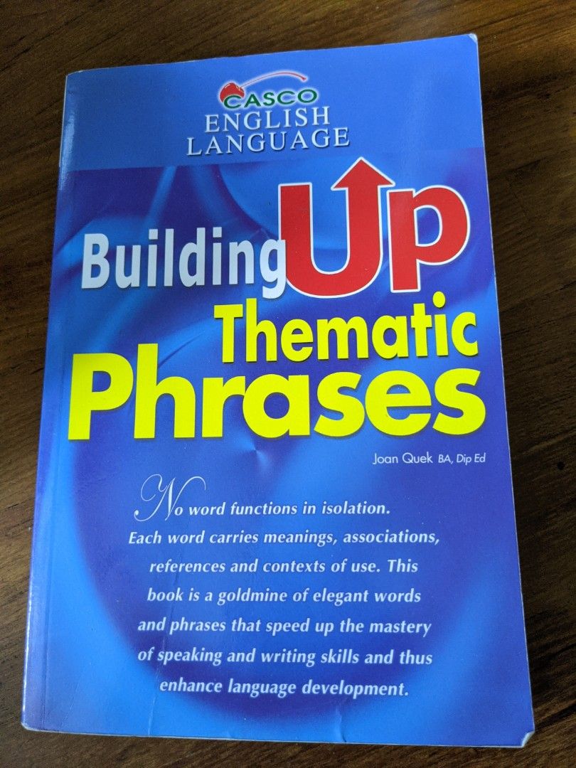 English language building up thematic phases, Hobbies & Toys, Books ...