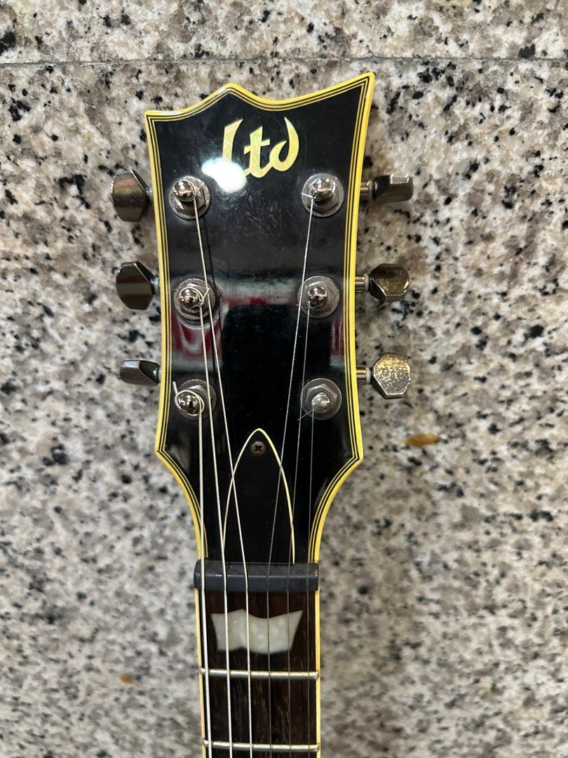 ESP LTD EC-330 ACTIVE SERIES BLACK ELECTRIC GUITAR-PURPLE, Hobbies ...