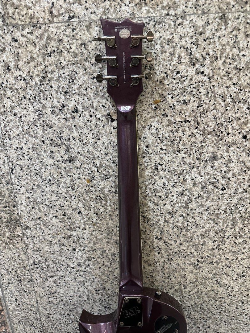 ESP LTD EC-330 ACTIVE SERIES BLACK ELECTRIC GUITAR-PURPLE, Hobbies ...