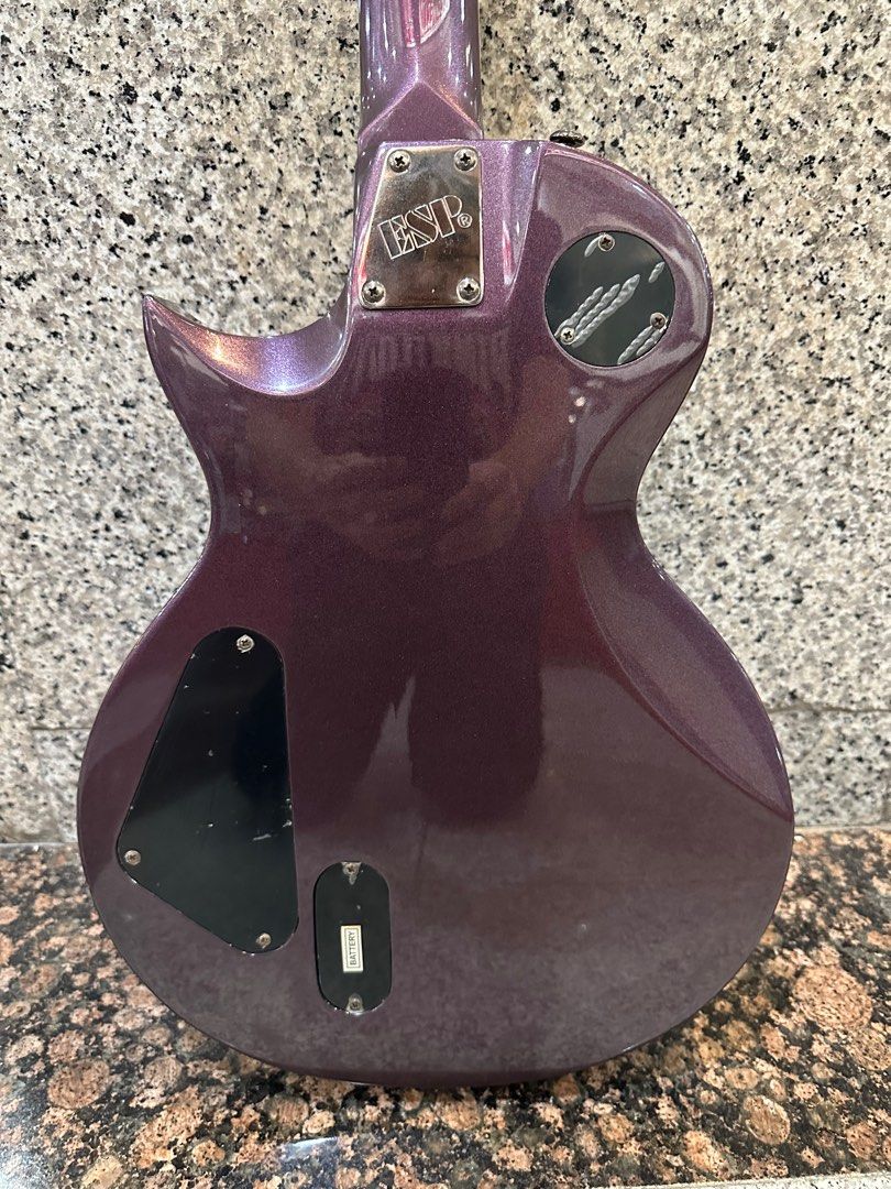 ESP LTD EC-330 ACTIVE SERIES BLACK ELECTRIC GUITAR-PURPLE, Hobbies ...