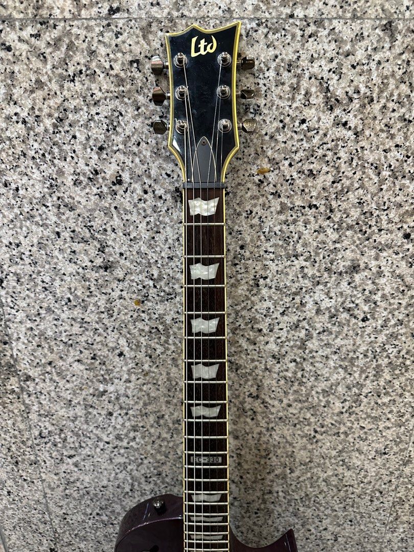 ESP LTD EC-330 ACTIVE SERIES BLACK ELECTRIC GUITAR-PURPLE, Hobbies ...