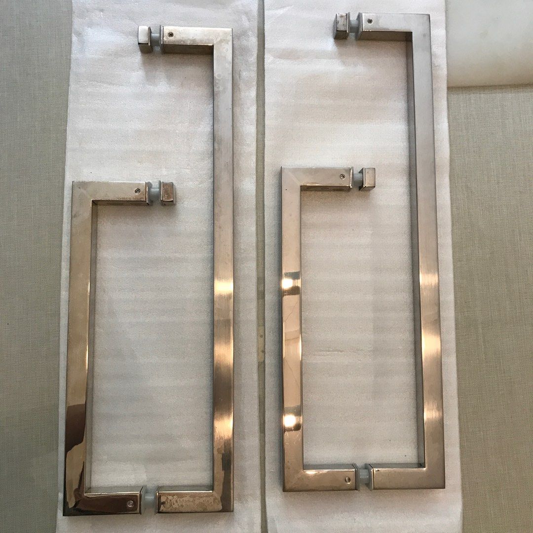 ESTRON Pull Handle for Glass Door (2 sets), Furniture & Home Living ...