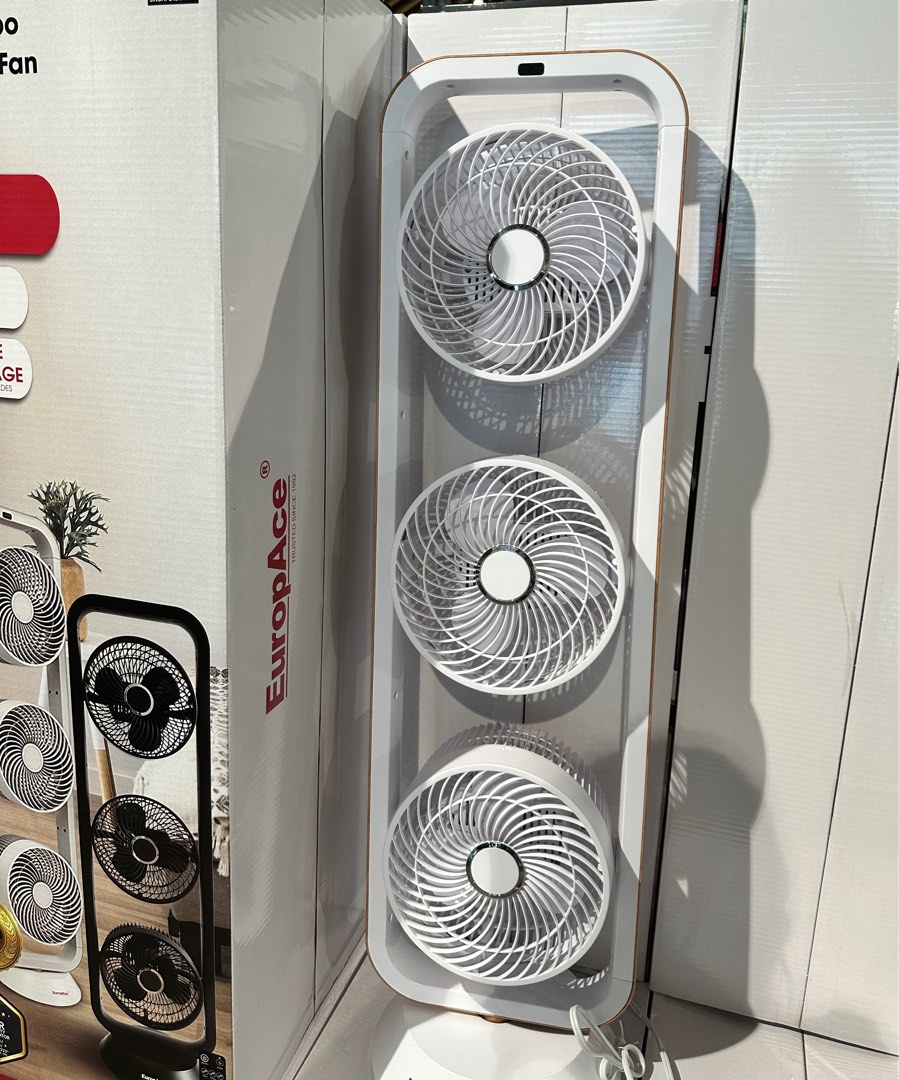 EuropAce 9" Oscillating Fan, Furniture & Home Living, Lighting & Fans ...