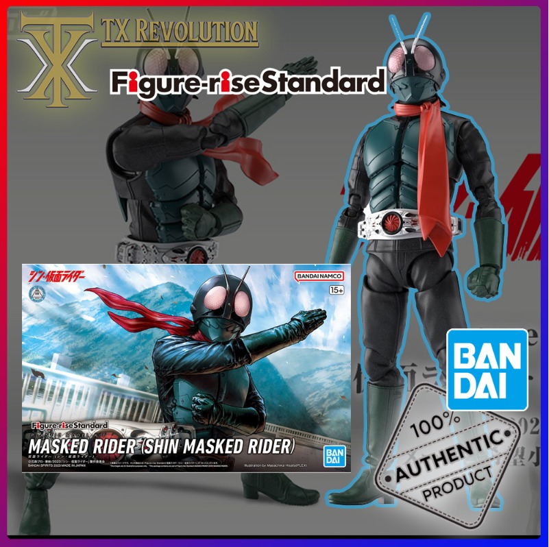Figure Rise Standard FRS Kamen Rider Shin masked frs, Hobbies & Toys ...