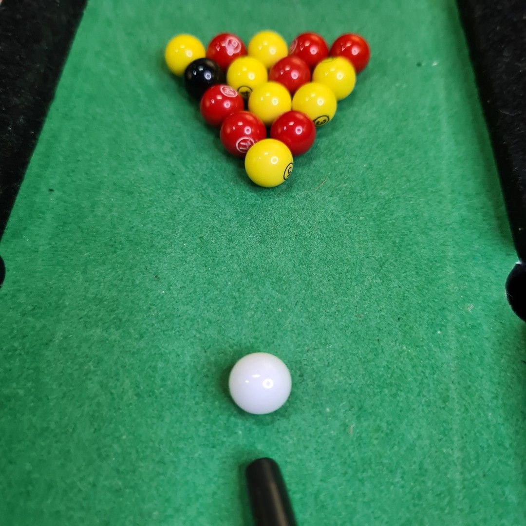FLYING TIGER MINI BILLIARD/MINI POOL TABLE (GAME TOY) GAMUZA TOP & EDGE ...