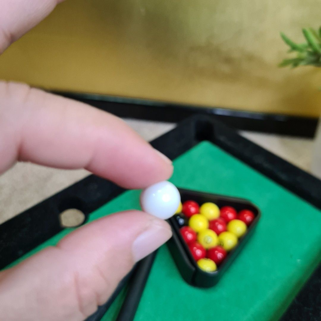 FLYING TIGER MINI BILLIARD/MINI POOL TABLE (GAME TOY) GAMUZA TOP & EDGE ...