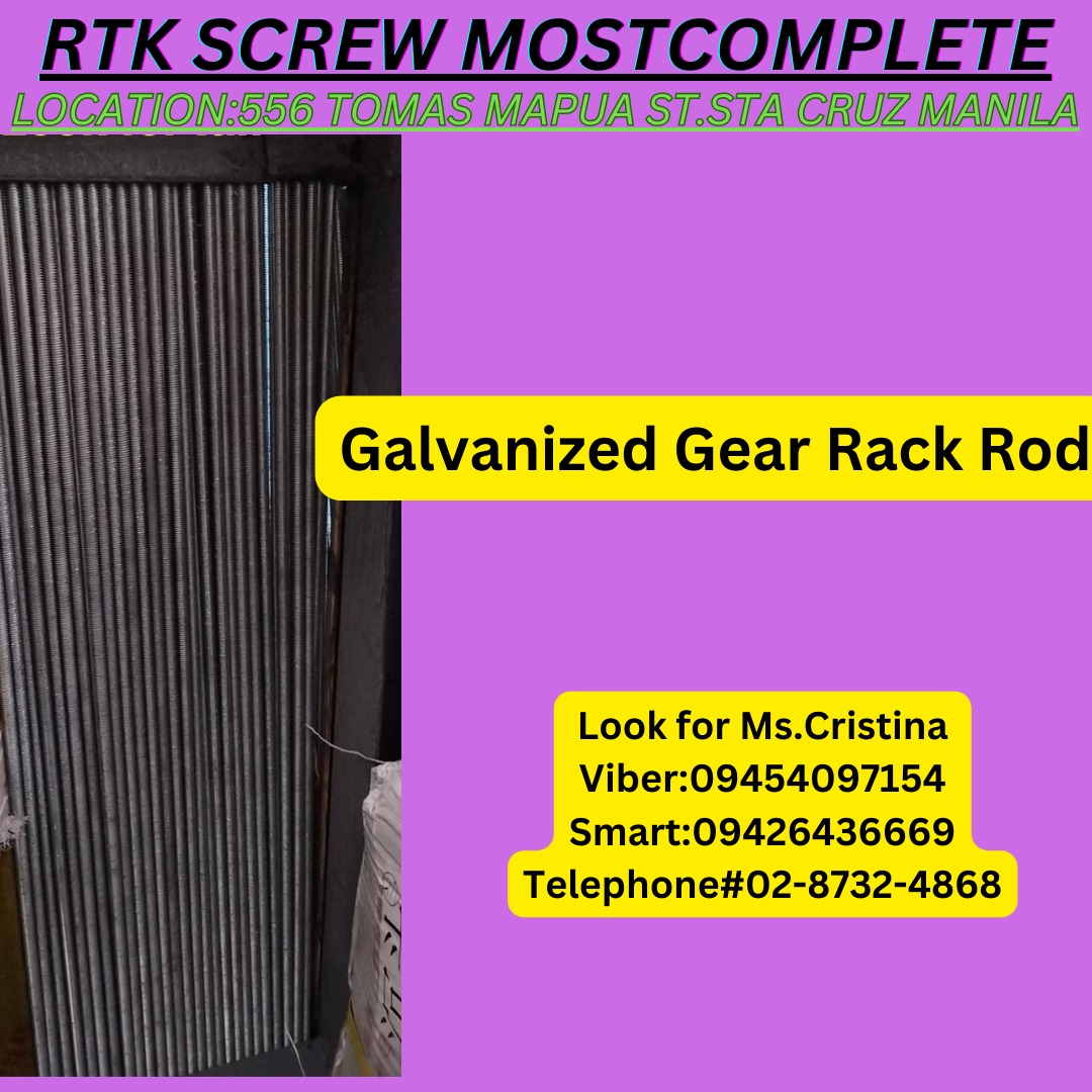 Galvanized Gear Rack Rod on Carousell