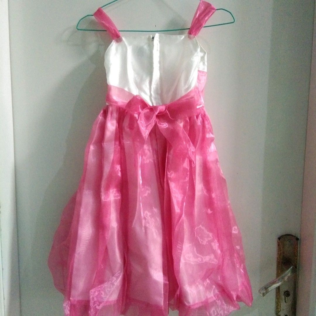 Gaun anak pink pita - Dress anak, Bayi & Anak, Baju Anak Perempuan, 4 ...