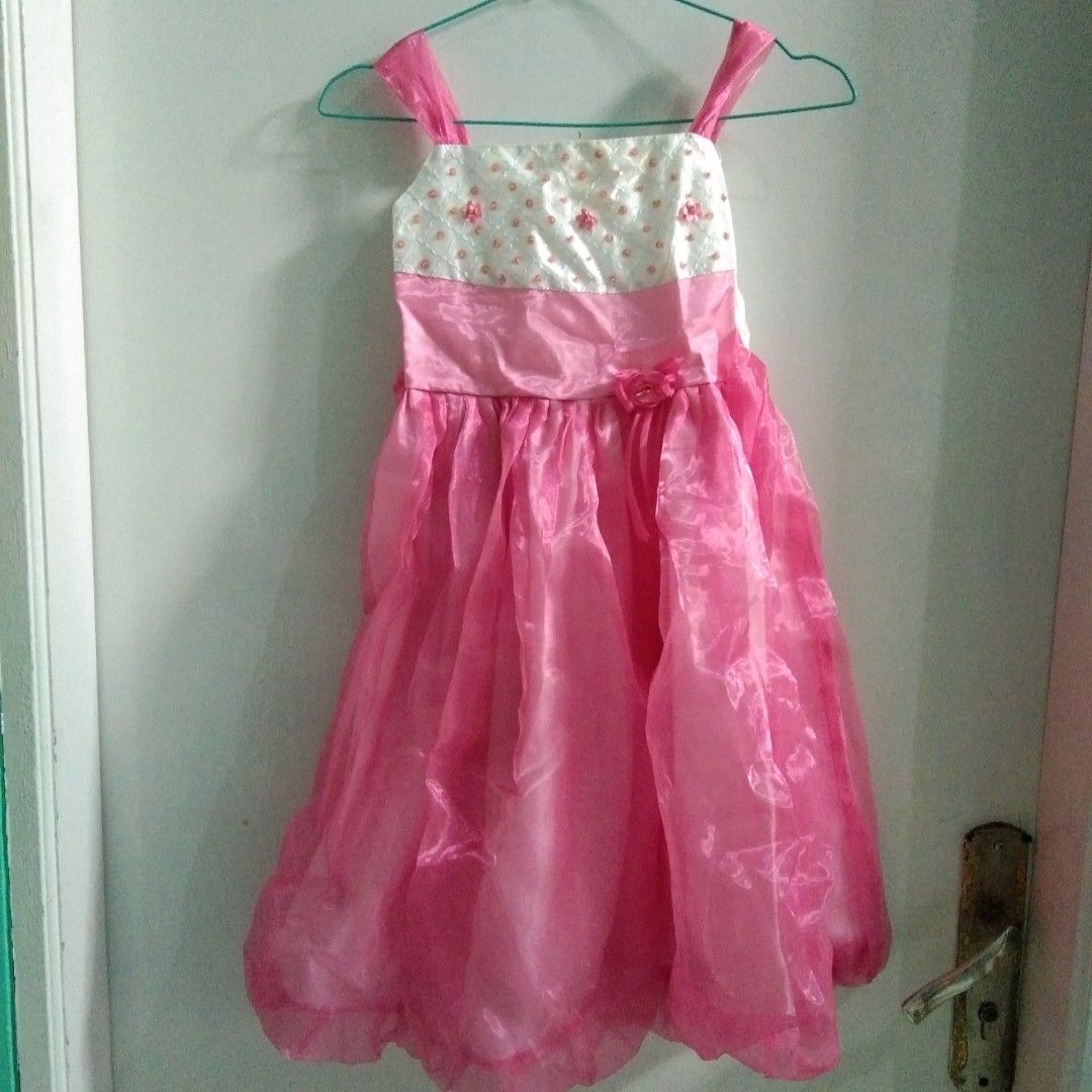 Gaun anak pink pita - Dress anak, Bayi & Anak, Baju Anak Perempuan, 4 ...