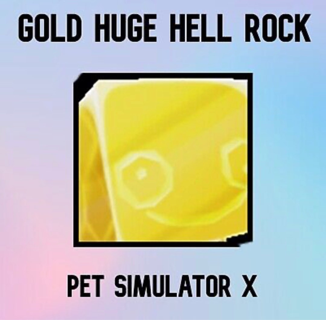 Golden Huge Hell Rock (psx), Video Gaming, Video Games, Others on Carousell