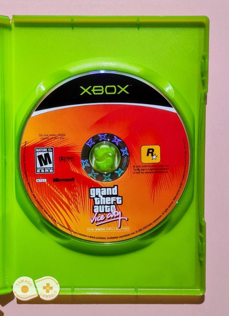 Grand Theft Auto Vice City - [OG XBOX / Original XBOX Game] [NTSC / ENGLISH Language] [CIB ...