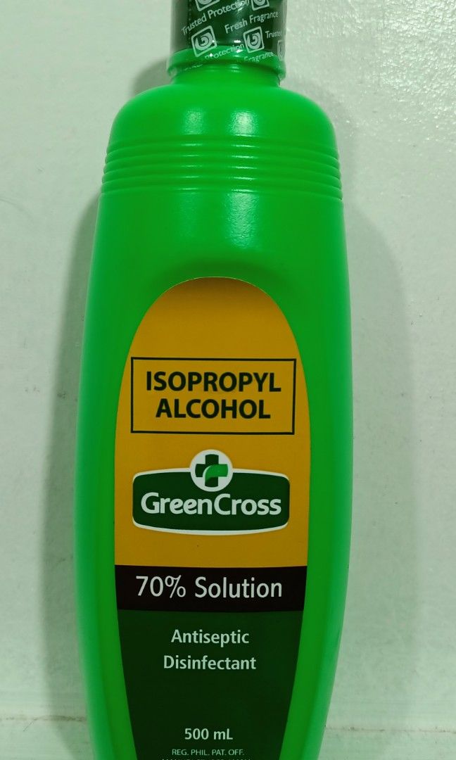 GREEN CROSS ISOPROPYL ALCOHOL 70% SOLUTION 500ML., Beauty & Personal ...