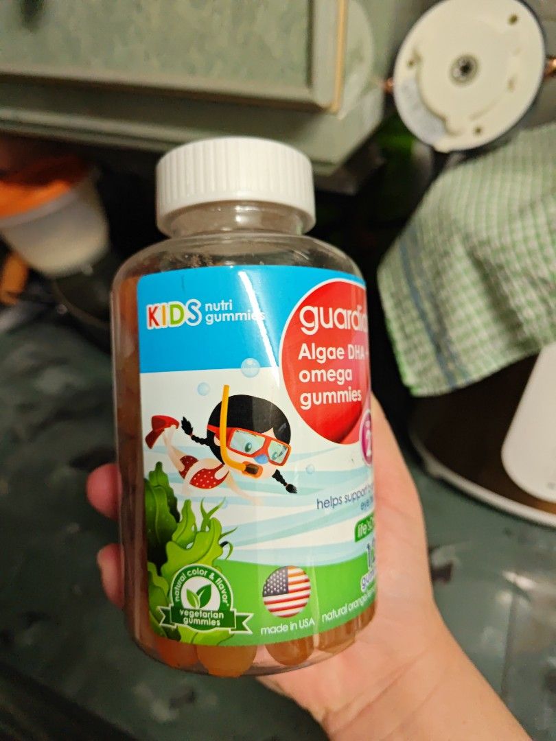 Guardian Algae DHA+ 120 gummies, Health & Nutrition, Health Supplements ...