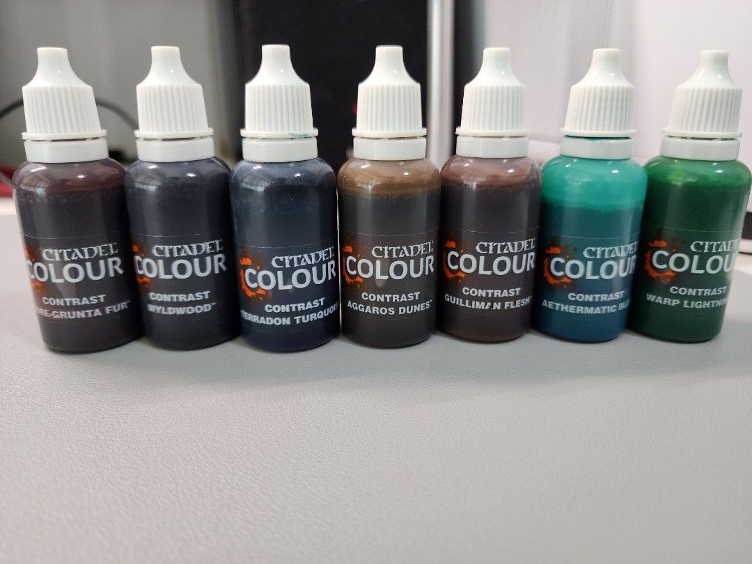 GW Citadel contrast paint various, Hobbies & Toys, Stationery & Craft ...
