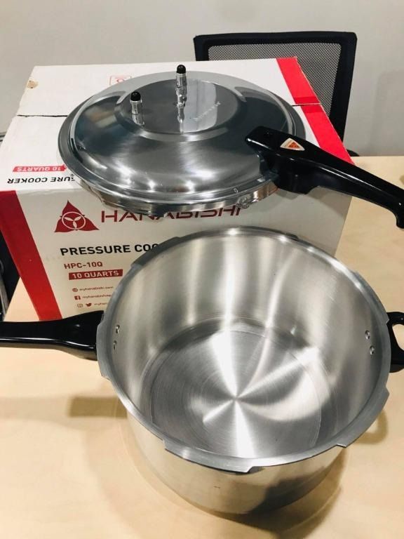 Hanabishi 10 Quartz Pressure Cooker HPC-10QC, TV & Home Appliances ...
