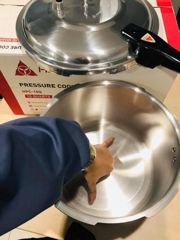 Hanabishi 10 Quartz Pressure Cooker HPC-10QC, TV & Home Appliances ...