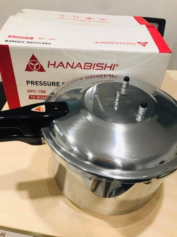 Hanabishi 10 Quartz Pressure Cooker HPC-10QC, TV & Home Appliances ...