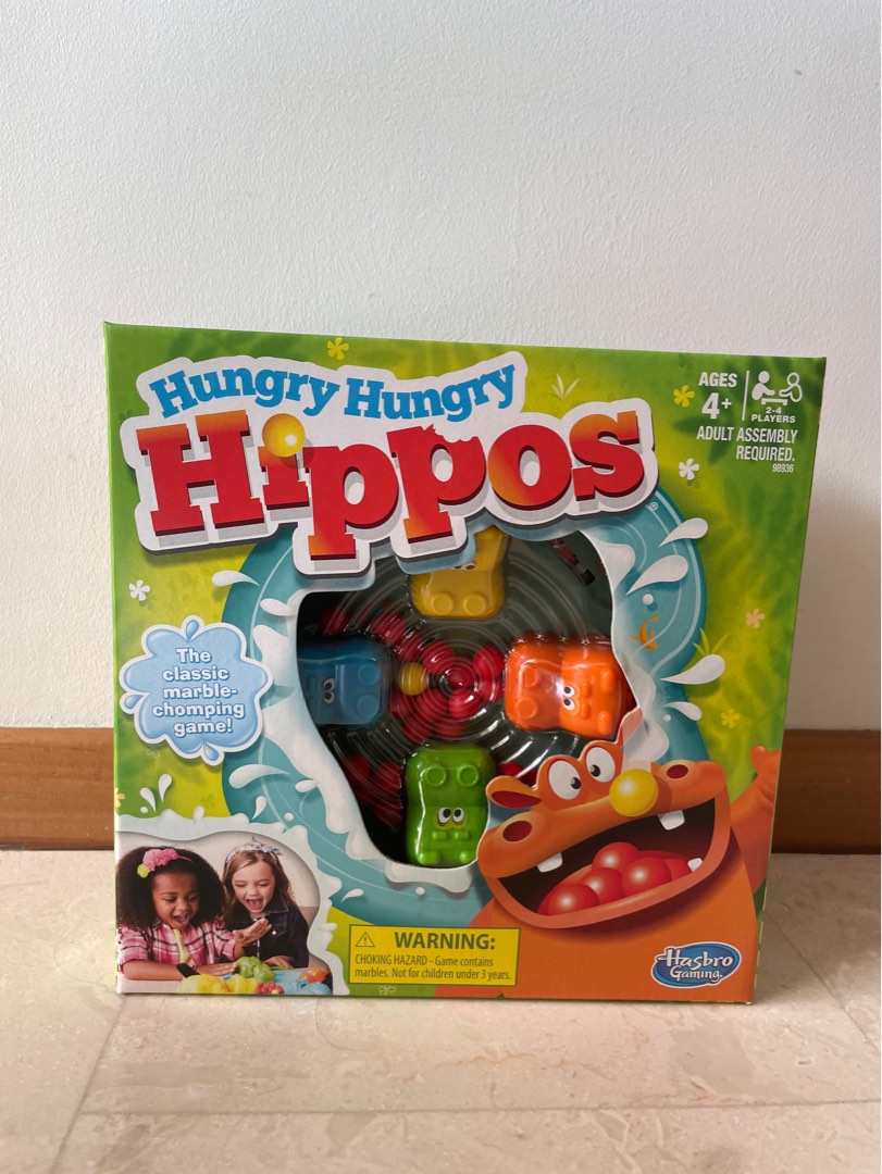Hasbro Hungry Hungry Hippo, Hobbies & Toys, Toys & Games on Carousell