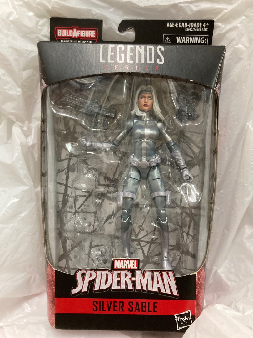Hasbro Marvel Legends Silver Sable Spider-man Spiderman BAF Kingpin, 興趣 ...
