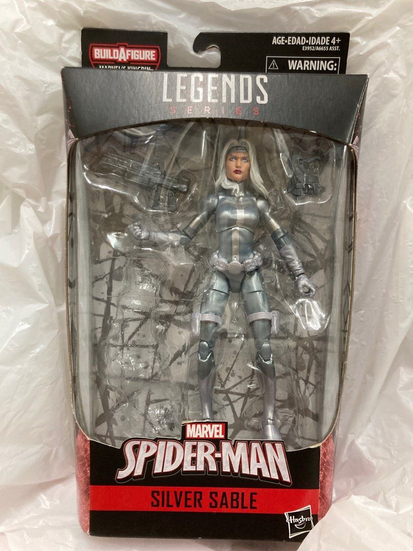 Hasbro Marvel Legends Silver Sable Spider-man Spiderman BAF Kingpin, 興趣 ...