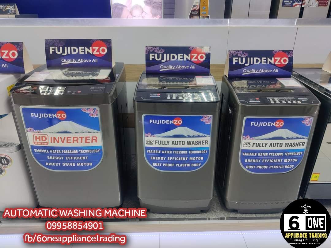 HD INVERTER FUJIDENZO WASHING MACHINE, TV & Home Appliances, Washing ...