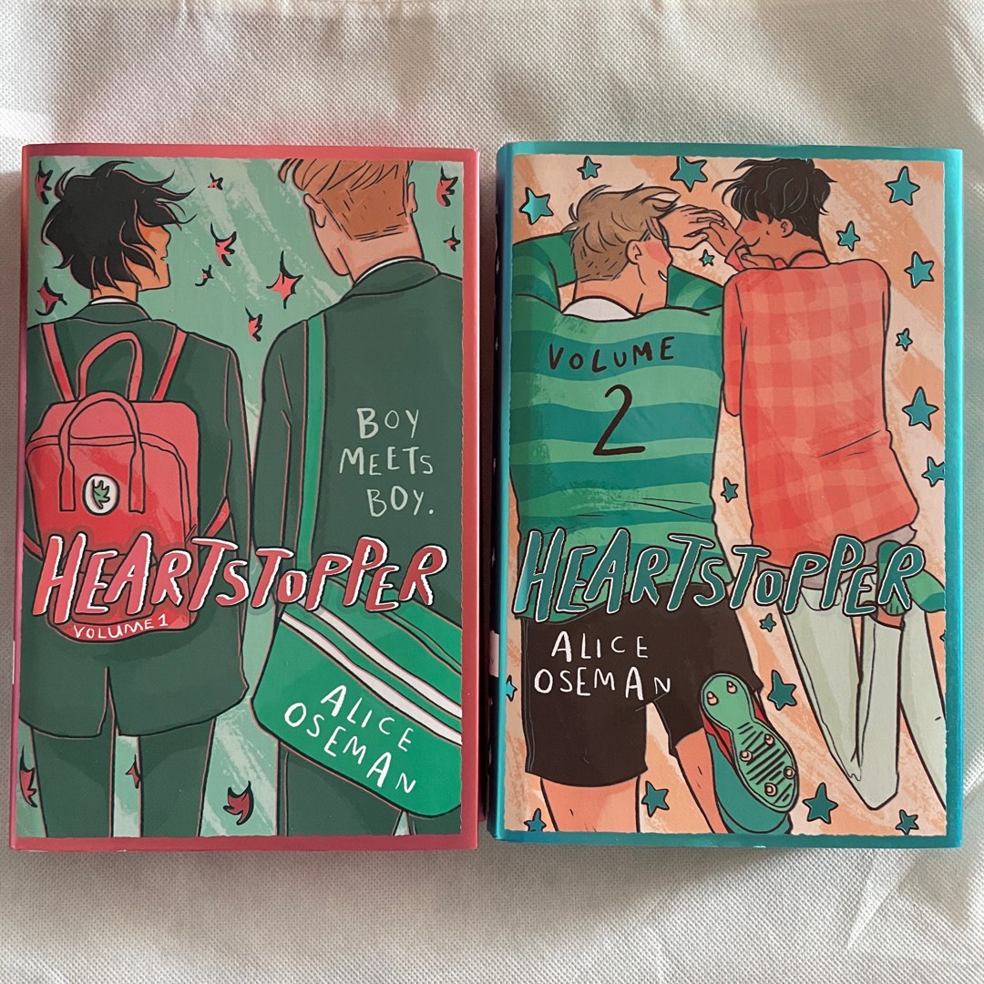 Heartstopper Vol. 1 & 2 by Alice Oseman (Fairyloot), Hobbies & Toys ...