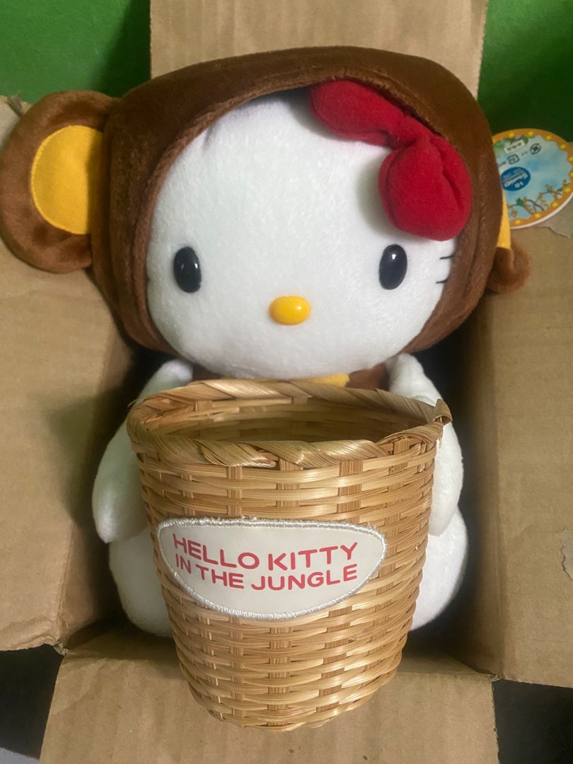 Hello Kitty in The Jungle Monkey, Hobbies & Toys, Toys & Games on Carousell