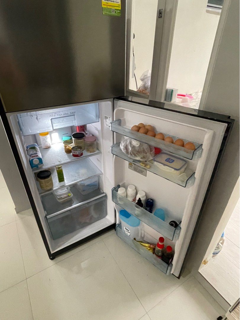 Hitachi fridge 270L silver colour, TV & Home Appliances, Kitchen ...