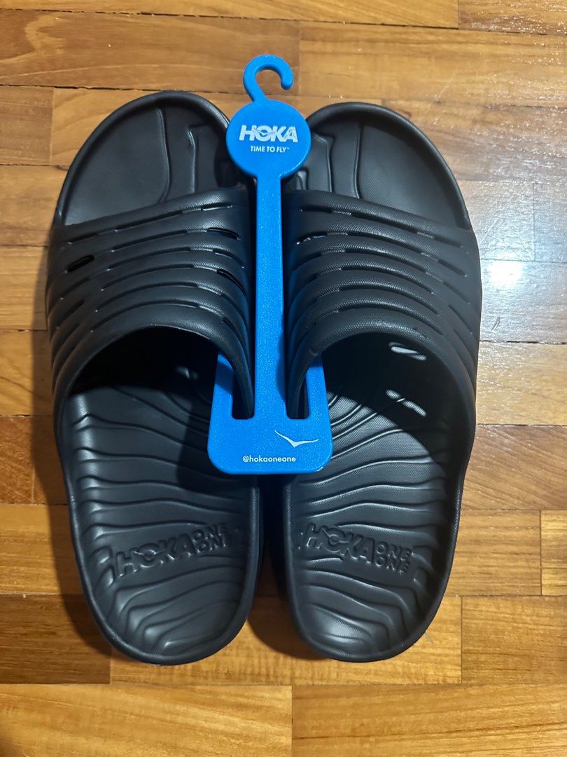 Hoka Ora Recovery Slides, Men's Fashion, Footwear, Flipflops and Slides ...