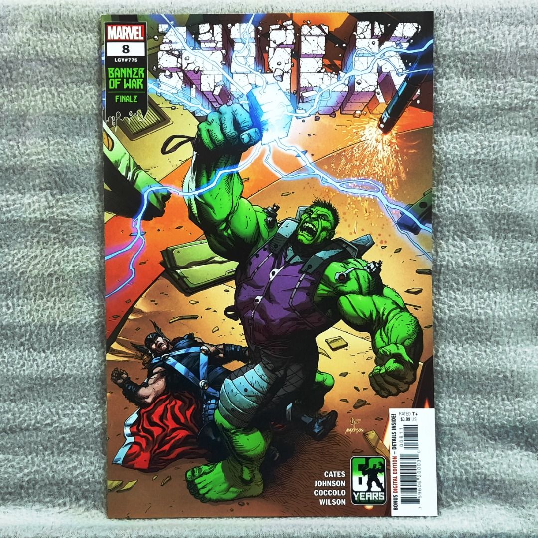 Hulk #8 (2022 Marvel Comics) Donny Cates, Martin Coccolo, Hobbies ...