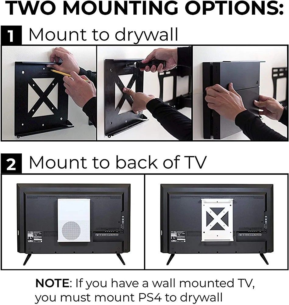 HumanCentric Wall Mount Compatible with Xbox One X | Mount on The Wall ...