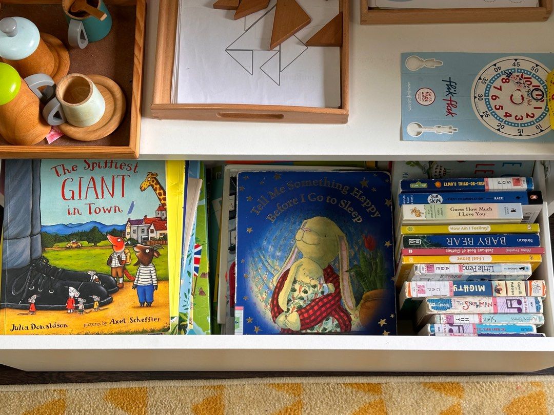 IKEA Bergig Kids Book display shelf with storage, Babies & Kids, Baby ...