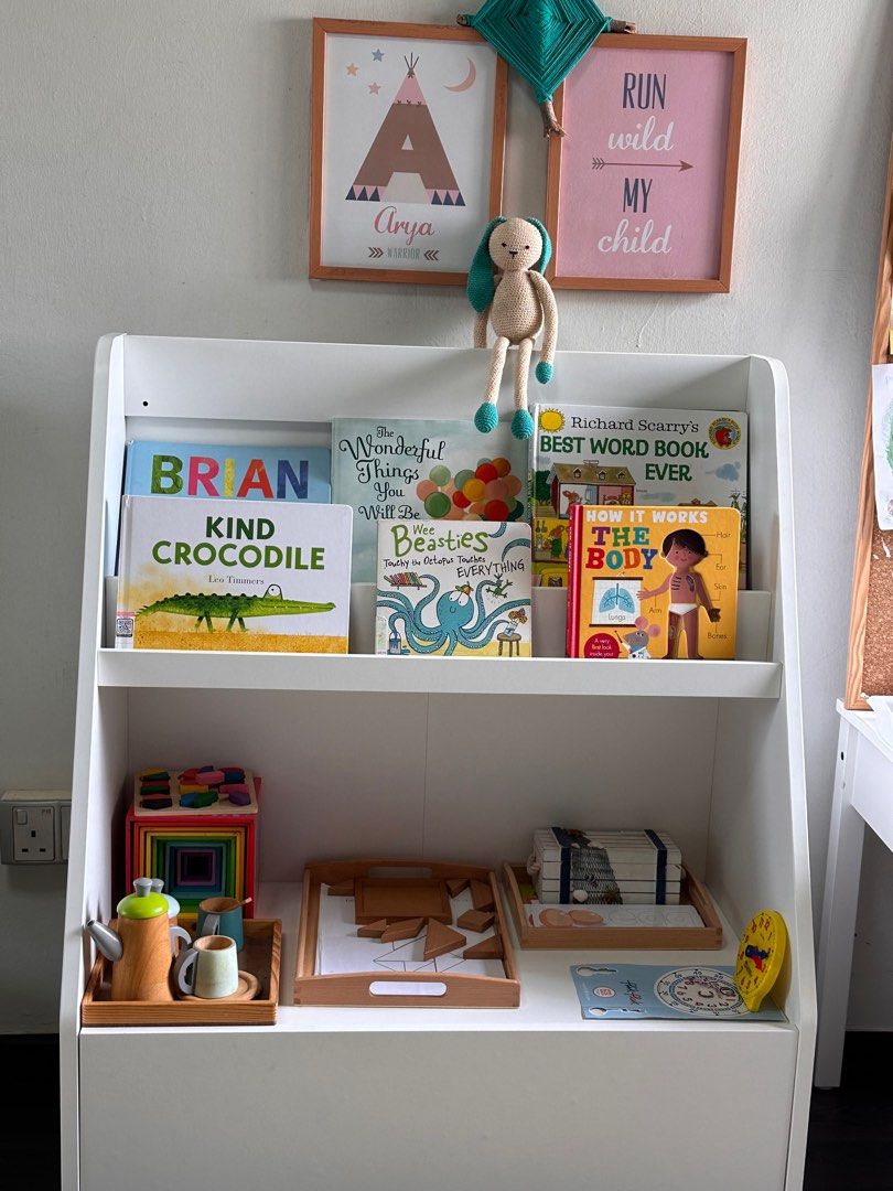 IKEA Bergig Kids Book display shelf with storage, Babies & Kids, Baby ...