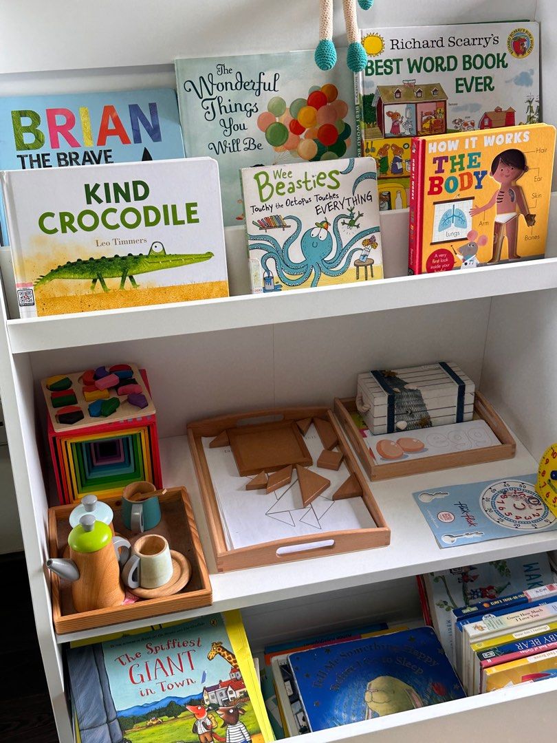 IKEA Bergig Kids Book display shelf with storage, Babies & Kids, Baby ...