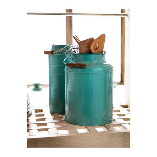 Ikea metal milk jug flower, Furniture & Home Living, Home Decor ...